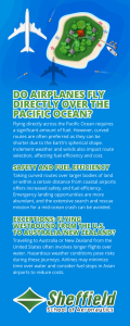Do Planes Fly Over the Pacific Ocean? | Sheffield School
